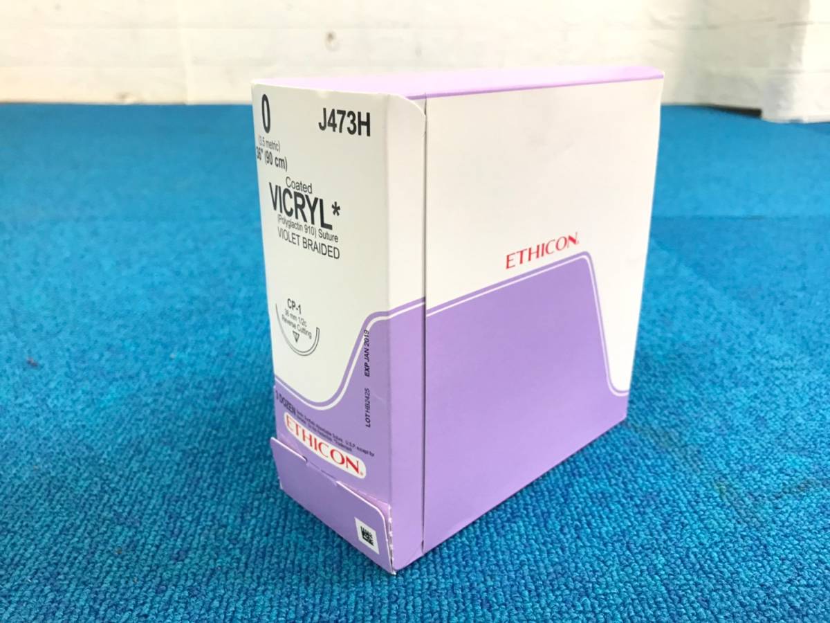 【新品】【新品】ETHICON エチコン縫合糸 VICYL バイクリル 90cm 1箱(35個入) J473H (60) ☆RF10MK-Iの落札情報詳細 - Yahoo!オークション落札価格 ...