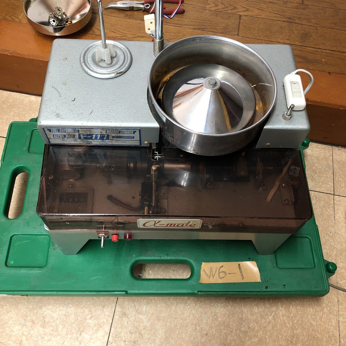 TAIYO SEWING MACHINE α-mate F-117 bobbin糸巻き機？の落札情報詳細 - Yahoo!オークション落札価格 ...