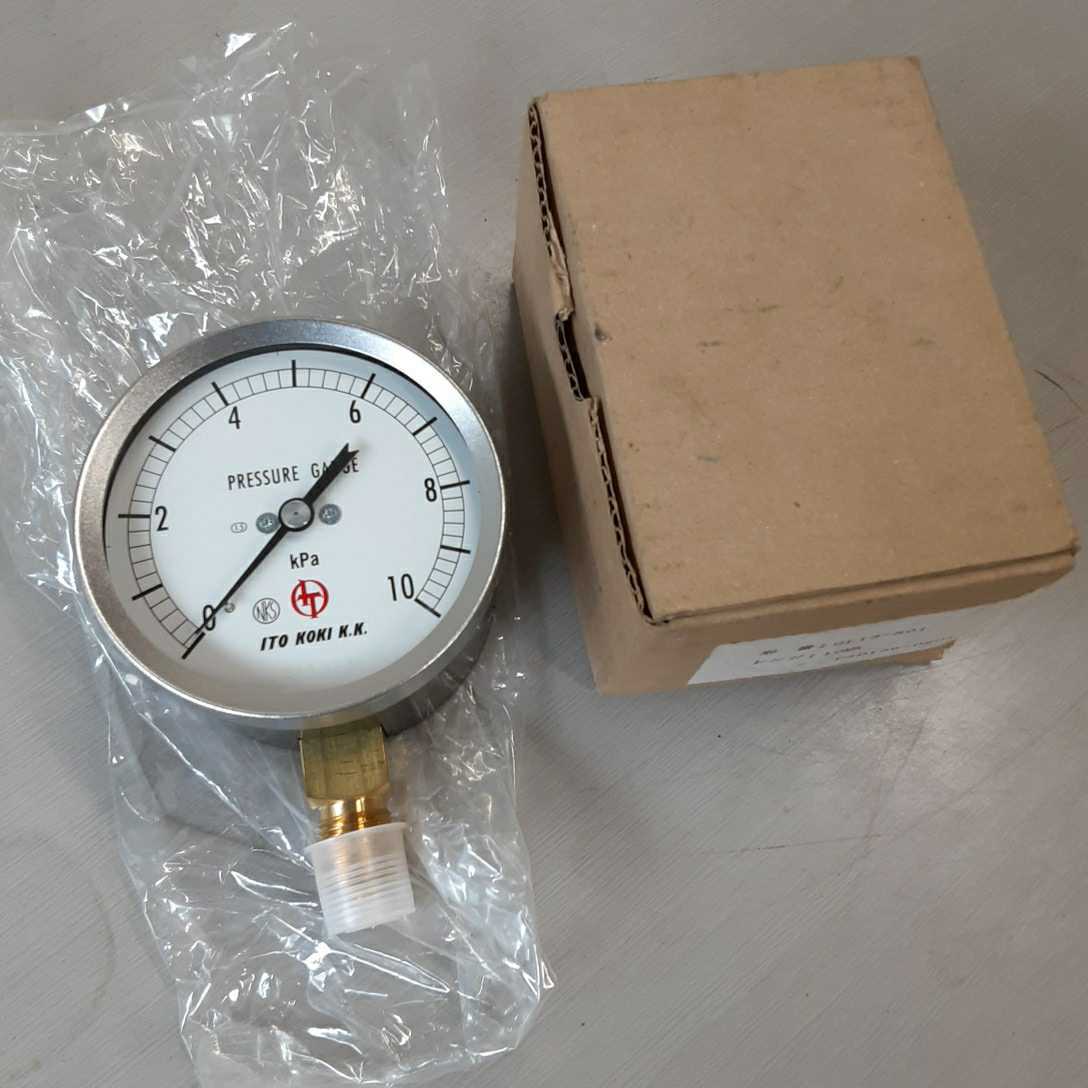 【目立った傷や汚れなし】家電5】詳細不明 プレッシャーゲージ GL13-S01 10kPa 圧力計 PRESSURE GAUGE 工具、DIY ...