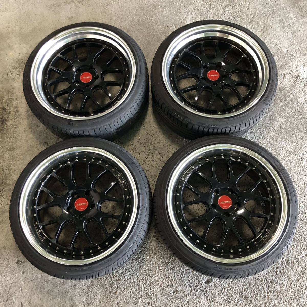 NA230 中古 AME SHALLEN シャレン ホイール VMX HI 20×9J +32 VMX LO 20×10J +37 PCD ...