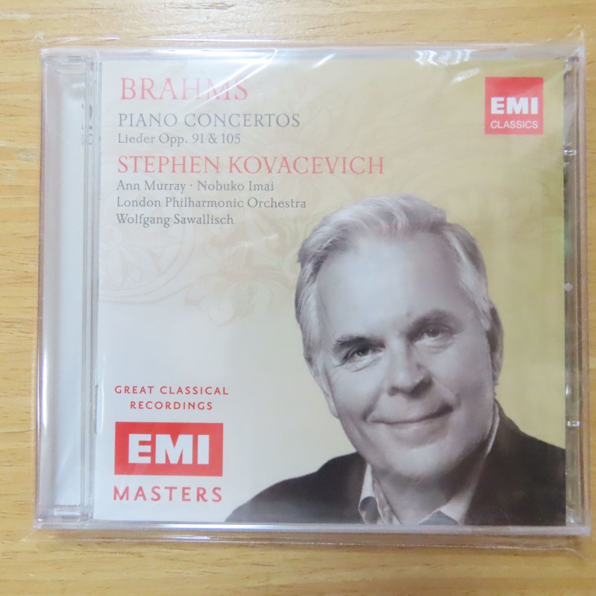 5099991871121;【未開封/CD】KOVACEVICH, MURRAY, SAWALLISCH / BRAHMS: PIANO CONCERTOS, LIEDERの落札情報詳細 ...