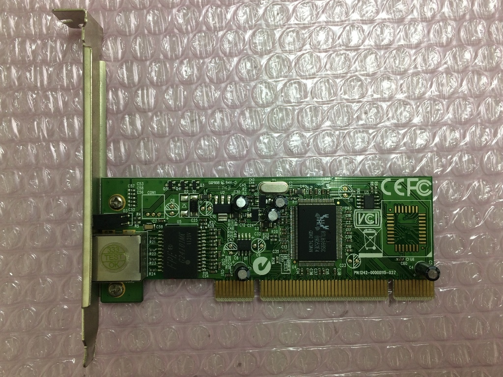 ★即決★ Realtek PCIバス Gigabit対応 LANアダプタ RTL8169SC | フルハイトの落札情報詳細 - ヤフオク落札 ...