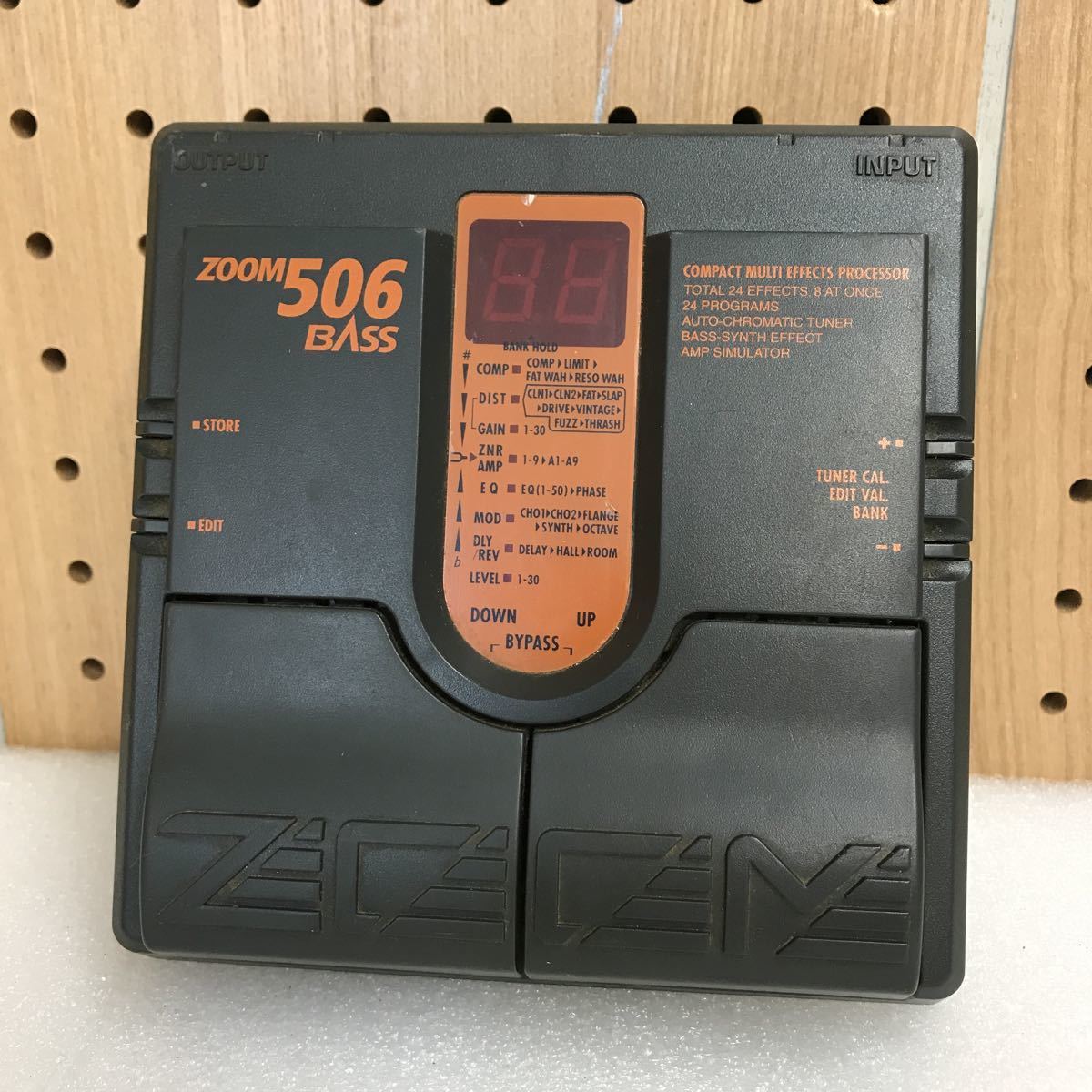 【傷や汚れあり】TK3497 ZOOM 506 BASS ズーム マルチエフェクター 動作未確認 現状品 の落札情報詳細| ヤフオク落札価格 ...
