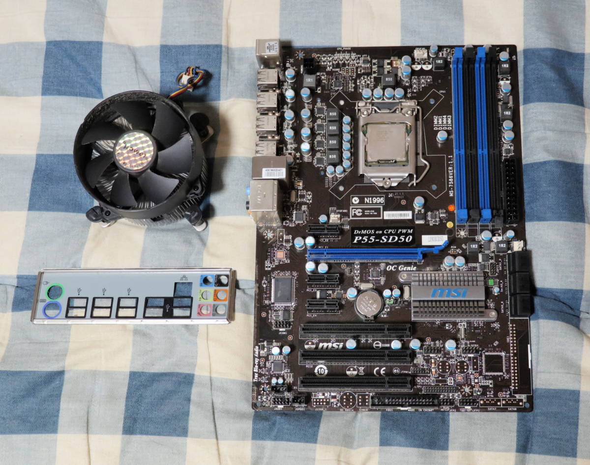 【中古】MSI P55A-GD55 (LGA1156/INTEL P55/DDR3/ATXマザーボード)動作良好♪ の落札情報詳細| ヤフオク ...