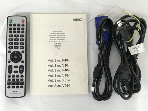 【やや傷や汚れあり】【引取限定】NEC MultiSync LCD-P554 55型パブリックディスプレイ モニター 中古 直 ...
