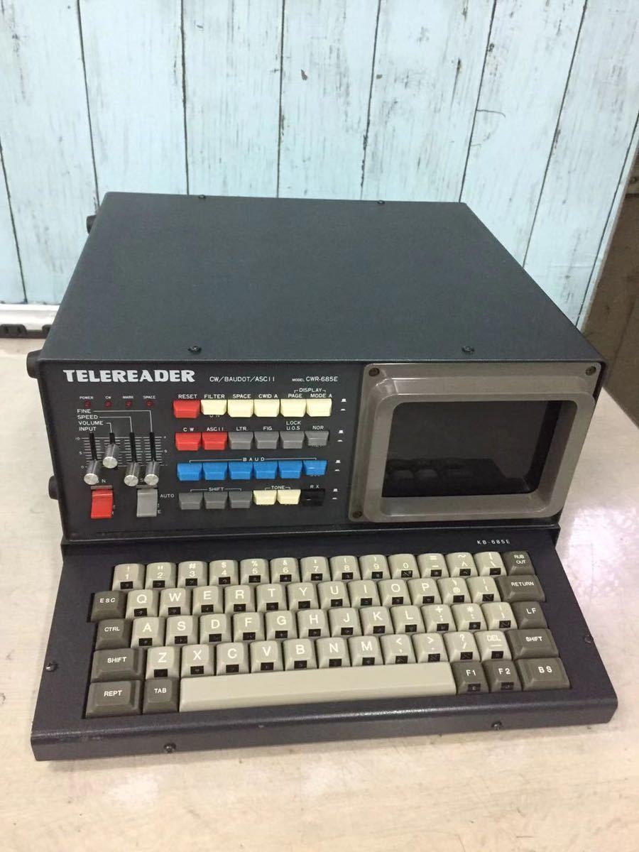 【中古】プロコ テレリーダ TELEREADER CWR-650A CW＆RTTY モデルCWR－650A 取扱説明書 CW モールス練習 ...