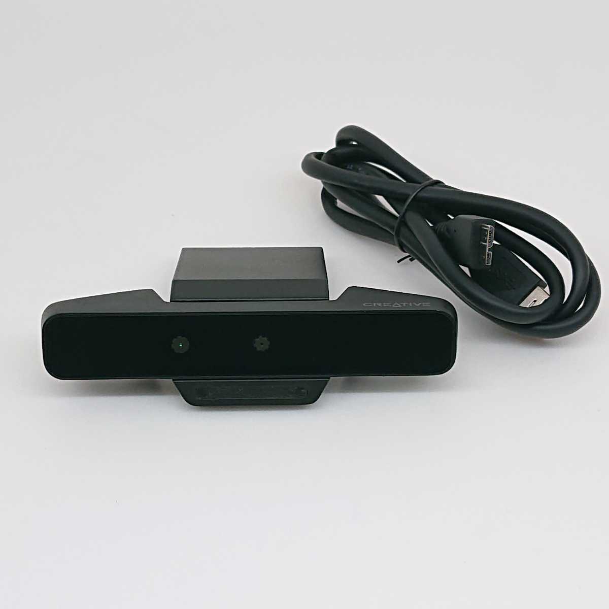 【やや傷や汚れあり】CREATIVE クリエイティブ VF0810 BlasterX Senz3D Intel RealSense ...