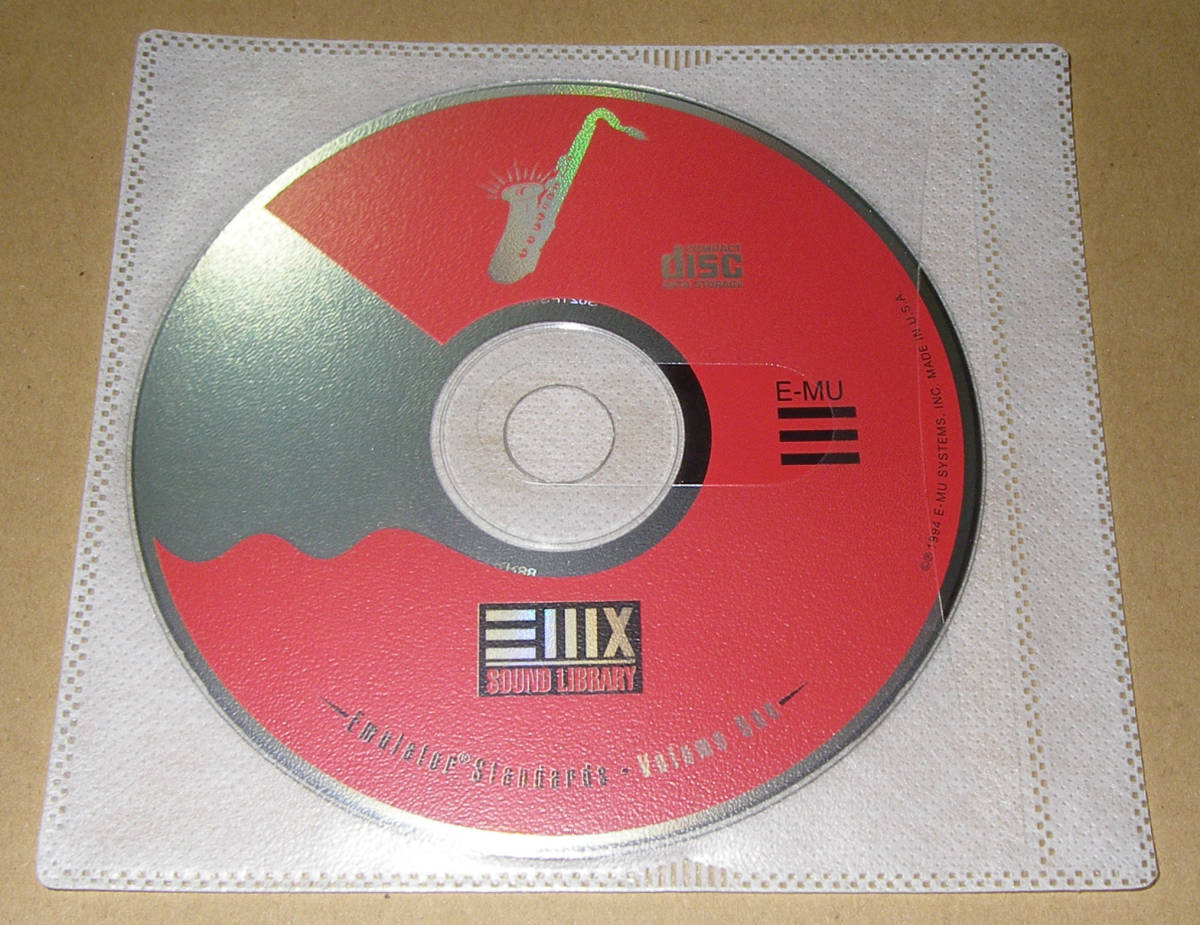 【目立った傷や汚れなし】★E-MU EMULATOR STANDARDS VOLUME ONE SOUND LIBRARY (CD DATA ...