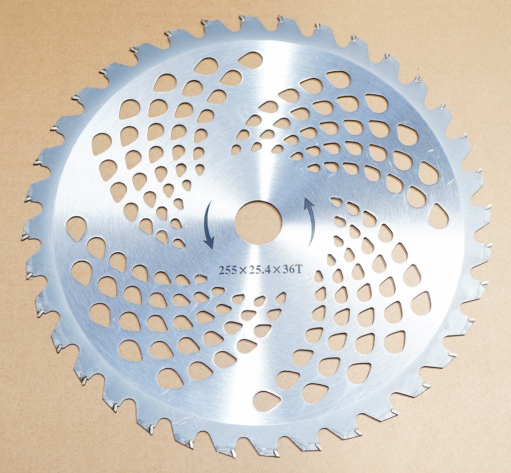 【未使用】草刈り機用 チップソー 255×25.4×36T 50枚セット！回転刃 草刈りブレード 替刃 36P 36刃の落札情報詳細 - ヤフオク落札価格検索 オークフリー