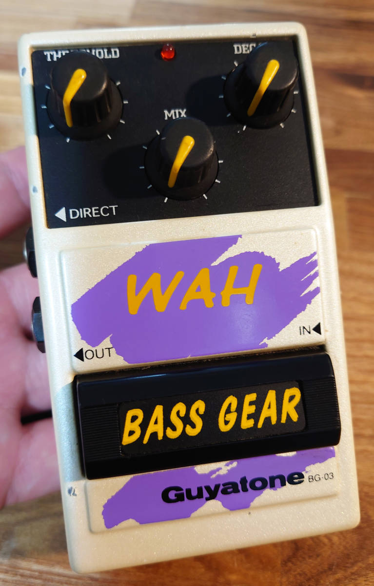 【やや傷や汚れあり】☆ 激レアオートワウ!! Guyatone BASS WAH BASS GEAR BG03 グヤトーン ベース オートワウ ...