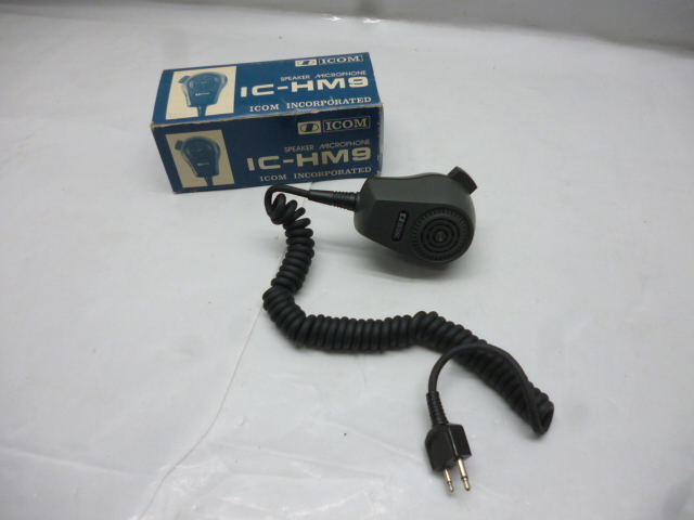 【やや傷や汚れあり】ICOM スピーカーマイクロフォン IC-HM9 箱付 #22076の落札情報詳細 - ヤフオク落札価格検索 オークフリー