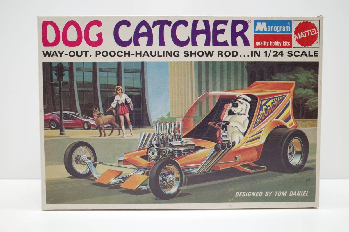 【やや傷や汚れあり】Py16B 現状品 Monogram 1/24 モノグラム DOG CATCHER 5986 ドッグ キャッチャー ...