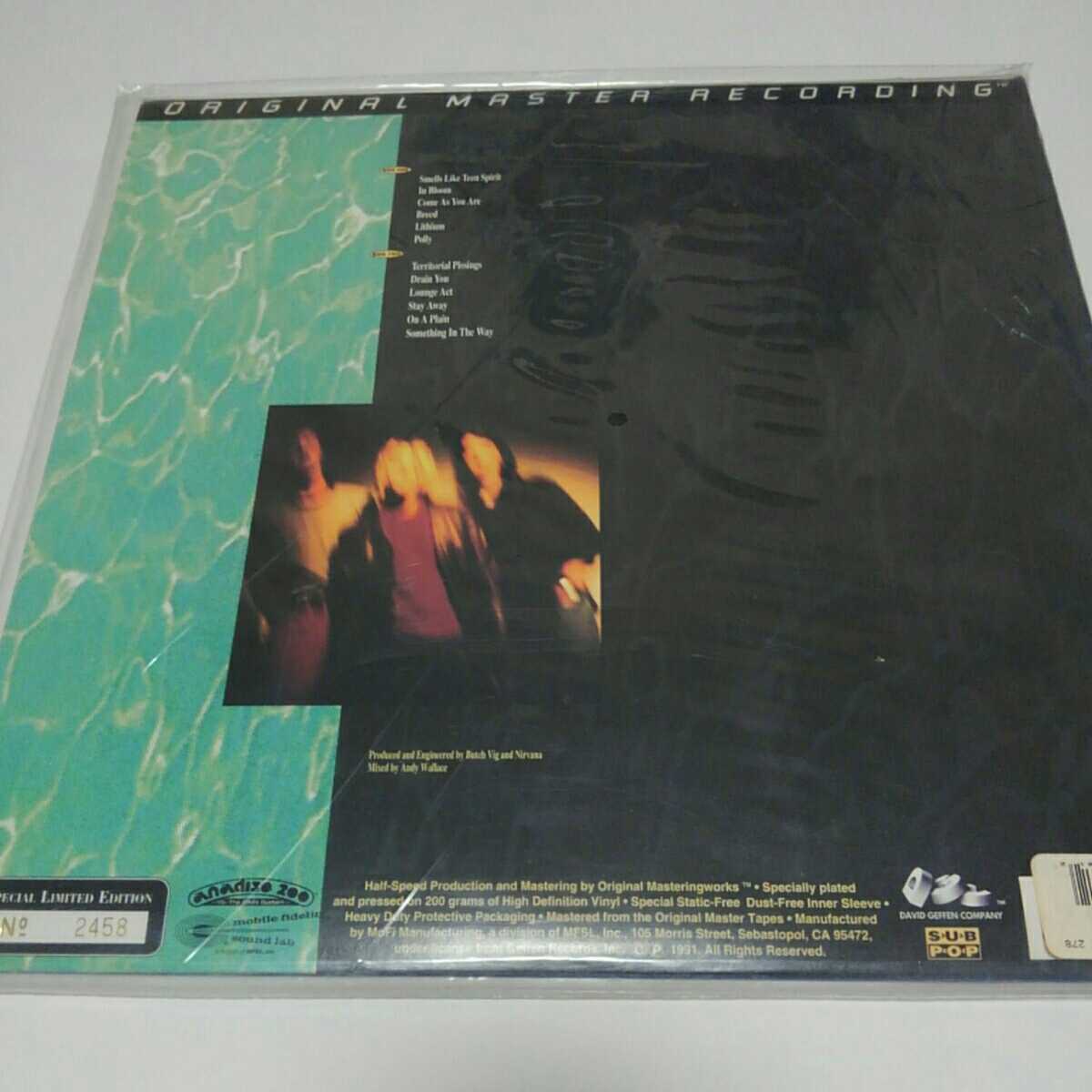 【未使用に近い】NIRVANA ニルヴァーナ NEVERMIND ネヴァーマインド MFSL mobile fidelity 高音質盤 新品 ...
