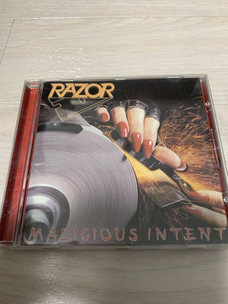 【目立った傷や汚れなし】razor malicious intent スラッシュ 激安 exciter anvil judas priest sacrifice annihilator ...