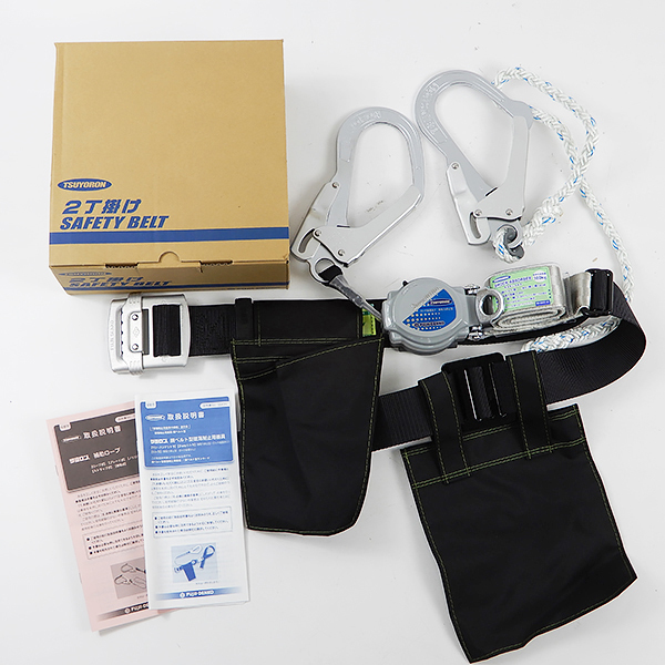 【未使用】未使用品 藤井電工 ツヨロン 2丁掛け セーフティベルト リトラ 胴ベルト型 墜落制止用器具 TB-TRL-2-593S-BLK-M-BX [B278]の落札情報詳細 - ヤフオク ...