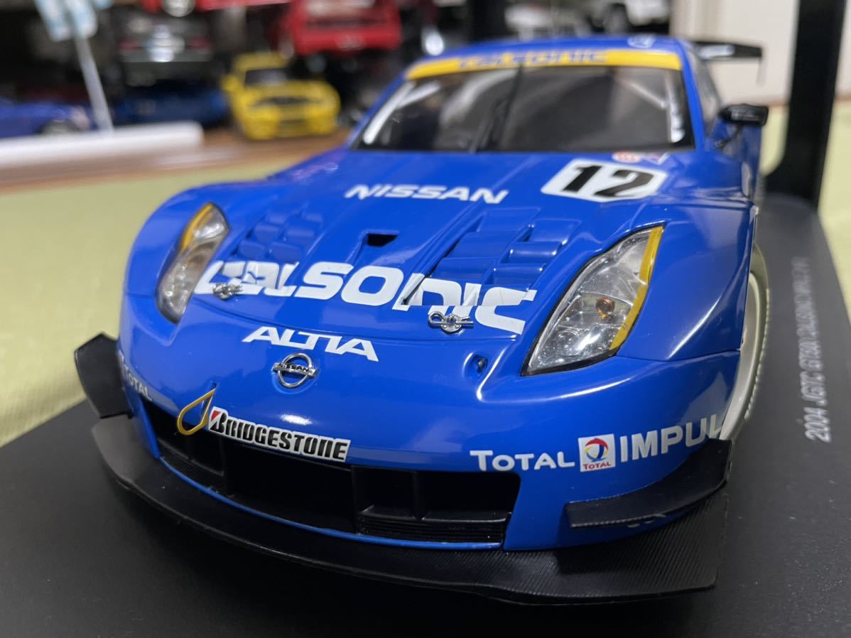 NISSAN CALSONIC IMPUL Z 2004 JGTC GT500 カルソニック インパルZ #12 オートアート AUTOart ...