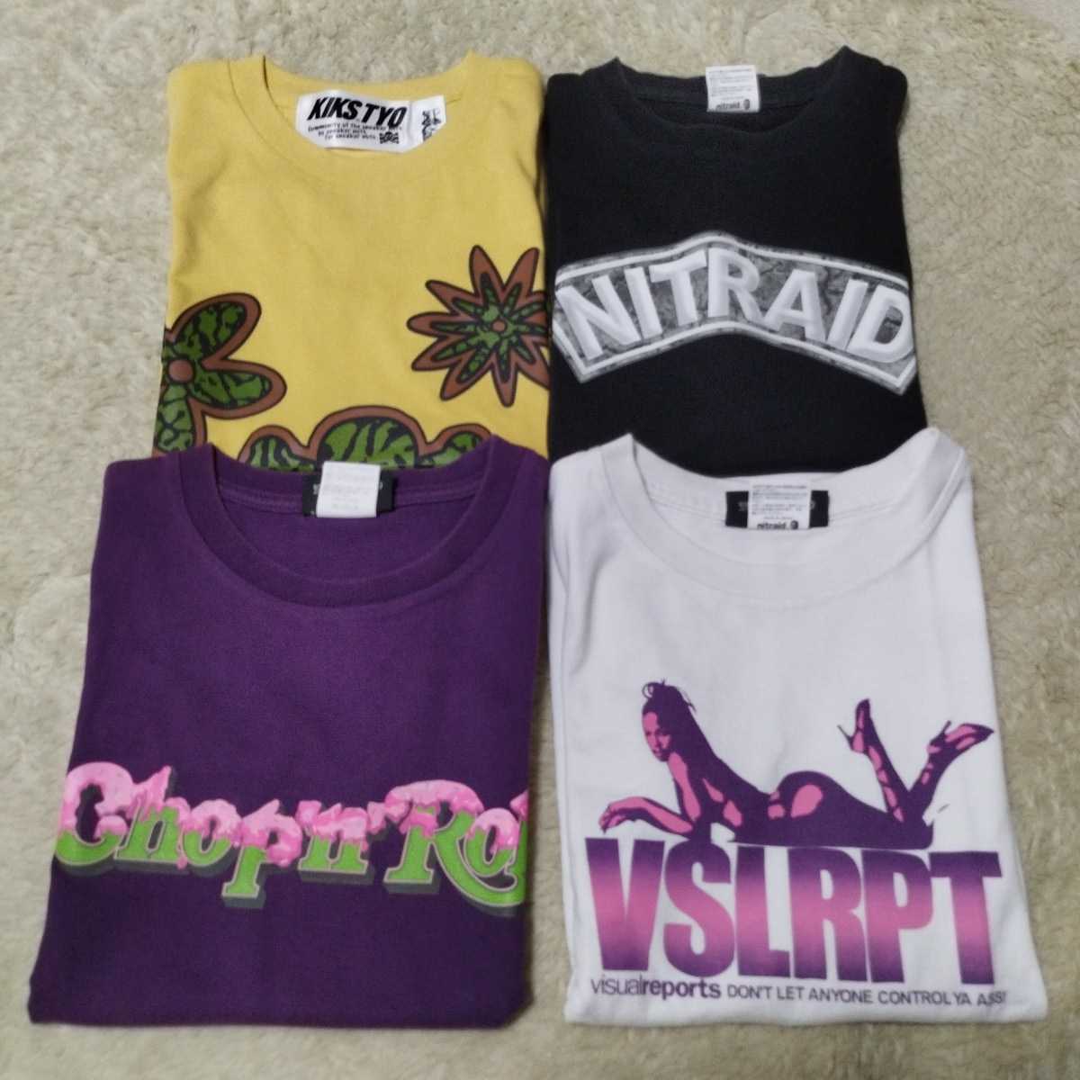 【目立った傷や汚れなし】メンズTシャツ サイズXS KIKS TYO NITRAID VISUAL REPORTS まとめて 4枚セット USEDの落札情報詳細 - Yahoo!オークション ...