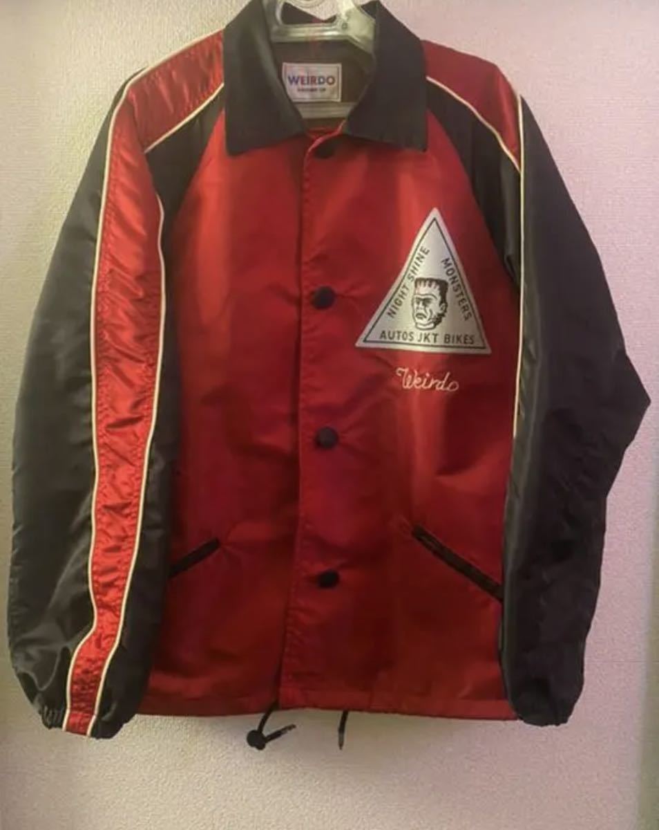 【未使用に近い】ウィアード weirdo コーチジャケット gladhand gangsterville challenger oldcrow ウエストライド rats wtaps calee ...