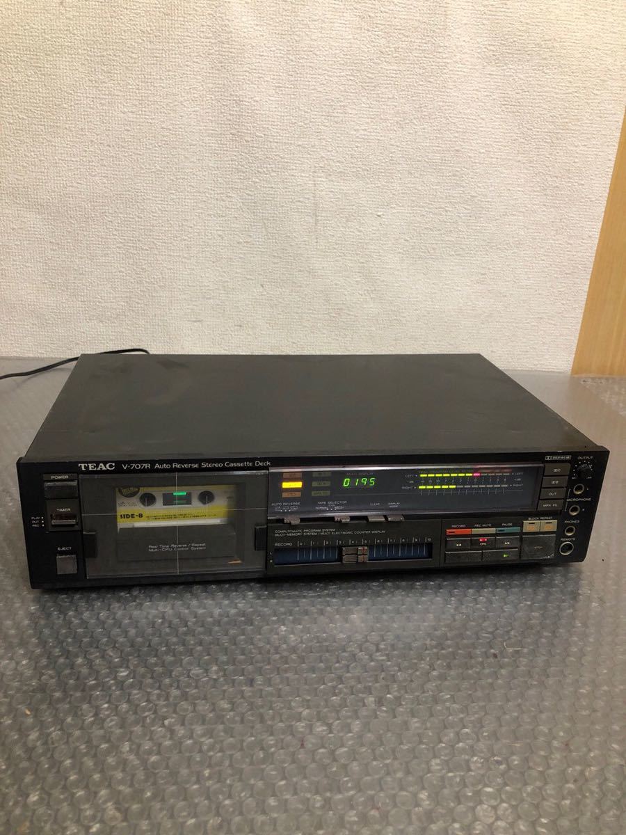 【やや傷や汚れあり】売り切り！TEAC V-707R カセットデッキの落札情報詳細 - ヤフオク落札価格検索 オークフリー