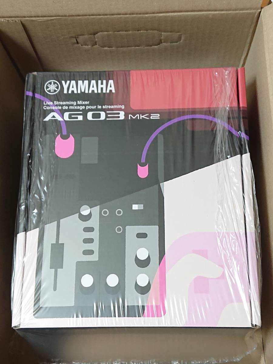 【未使用】【新品未開封・即日発送】ヤマハ YAMAHA AG03MK2B 3チャンネル ライブストリーミングミキサー ブラック ★彡の落札情報 ...