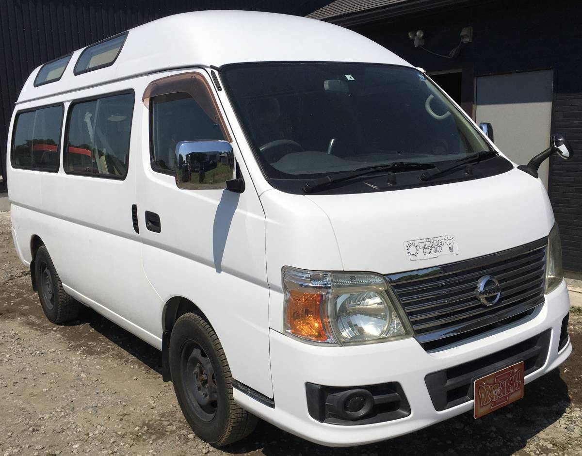 キャラバン E25 福祉車両 チェアキャブ 車いす移動 車固定装置 ハイルーフ スーパーロング トランポ パワーゲート 3台積み 3段ステップ の落札情報詳細| ヤフオク落札価格情報 オークフリー