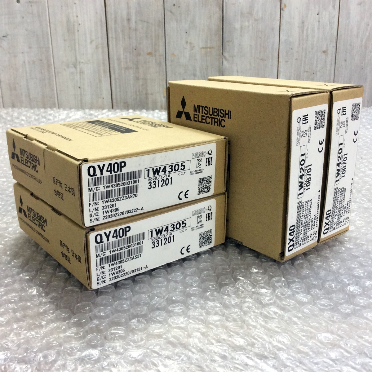 【未使用】【AH-6861】★送料無料★ 新品未使用品 MITSUBISHI 三菱電機 MELSEC-Q PLC シーケンサ QX40 / QY40P 各2点 合計4点セットの落札情報詳細 ...