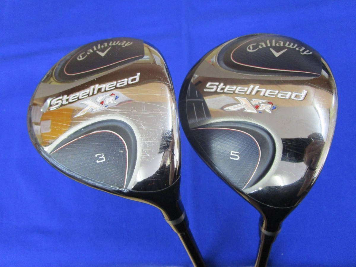 【全体的に状態が悪い】 キャロウェイ SteelheadXR/スチールヘッド（3W/5W-15度/18度-R）Speeder EVOLUTION for XR 2本セット/中古品 の落札情報 ...
