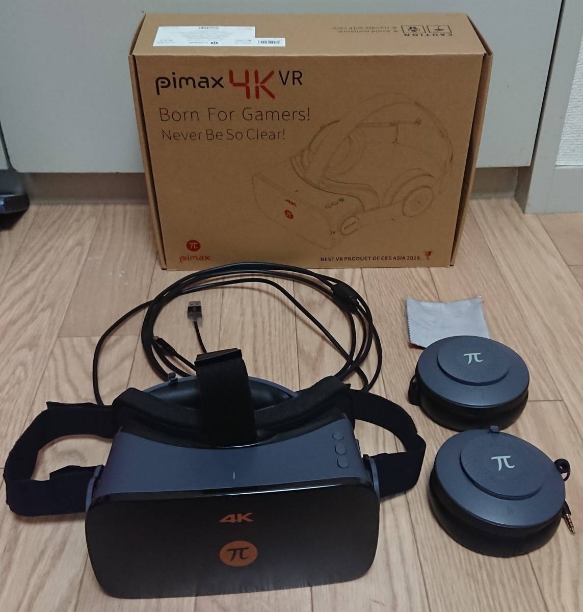 【未使用に近い】★ 超美品! HMD pimax 4K VR ヘッドマウントディスプレイ ヘッドセット 付属品完備 ★の落札情報詳細 - ヤフオク落札価格検索 オークフリー