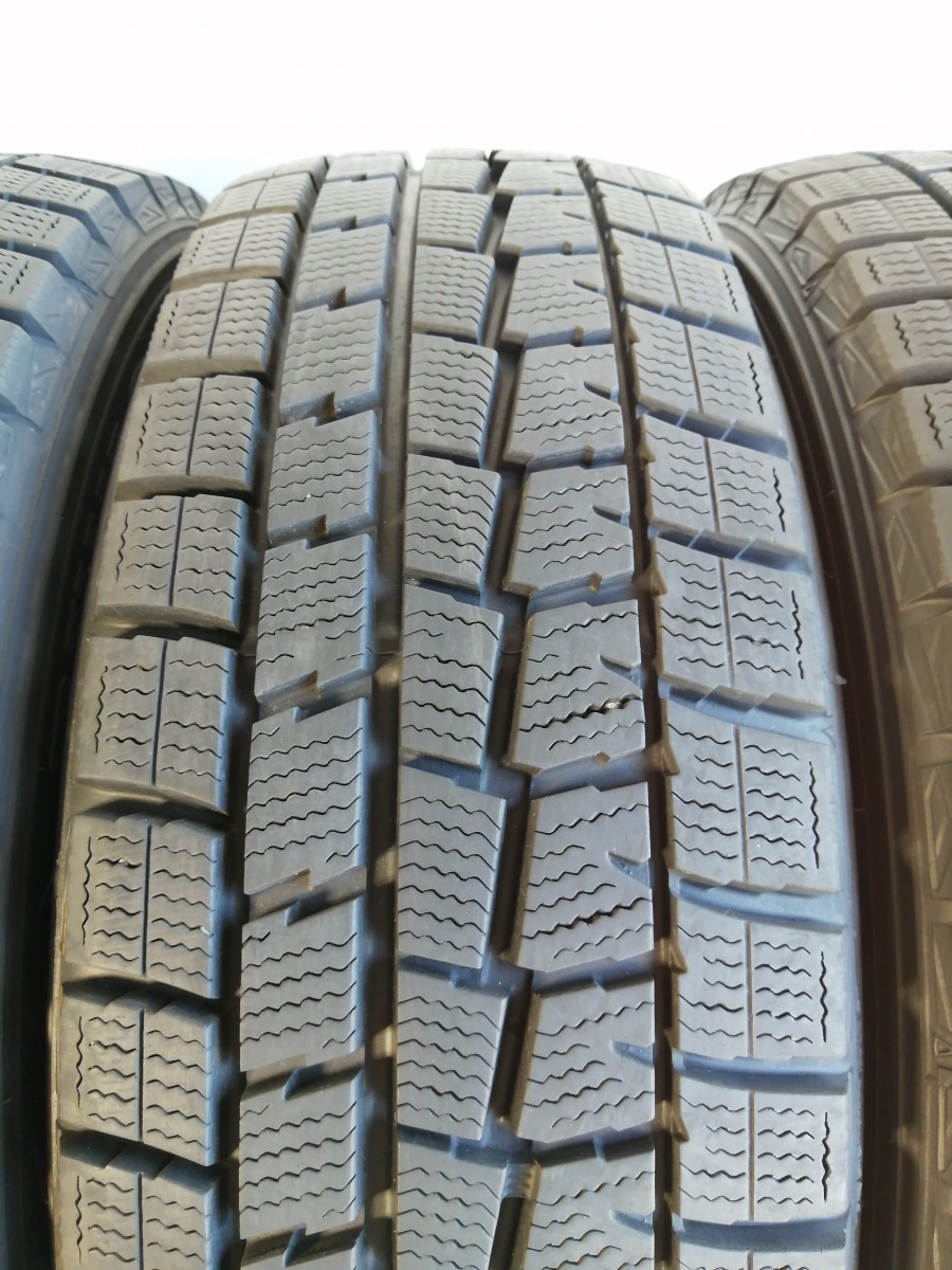 【やや傷や汚れあり】L473.M 175/65R15 84Q Dunlop WINTERMAXX WM01 中古 スタッドレスタイヤ 4本 ...