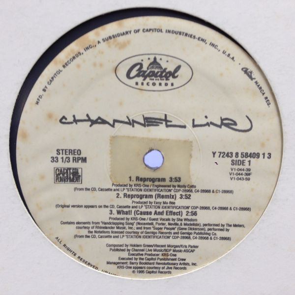 【傷や汚れあり】12inchレコード CHANNEL LIVE / REPROGRAMの落札情報詳細 - ヤフオク落札価格検索 オークフリー