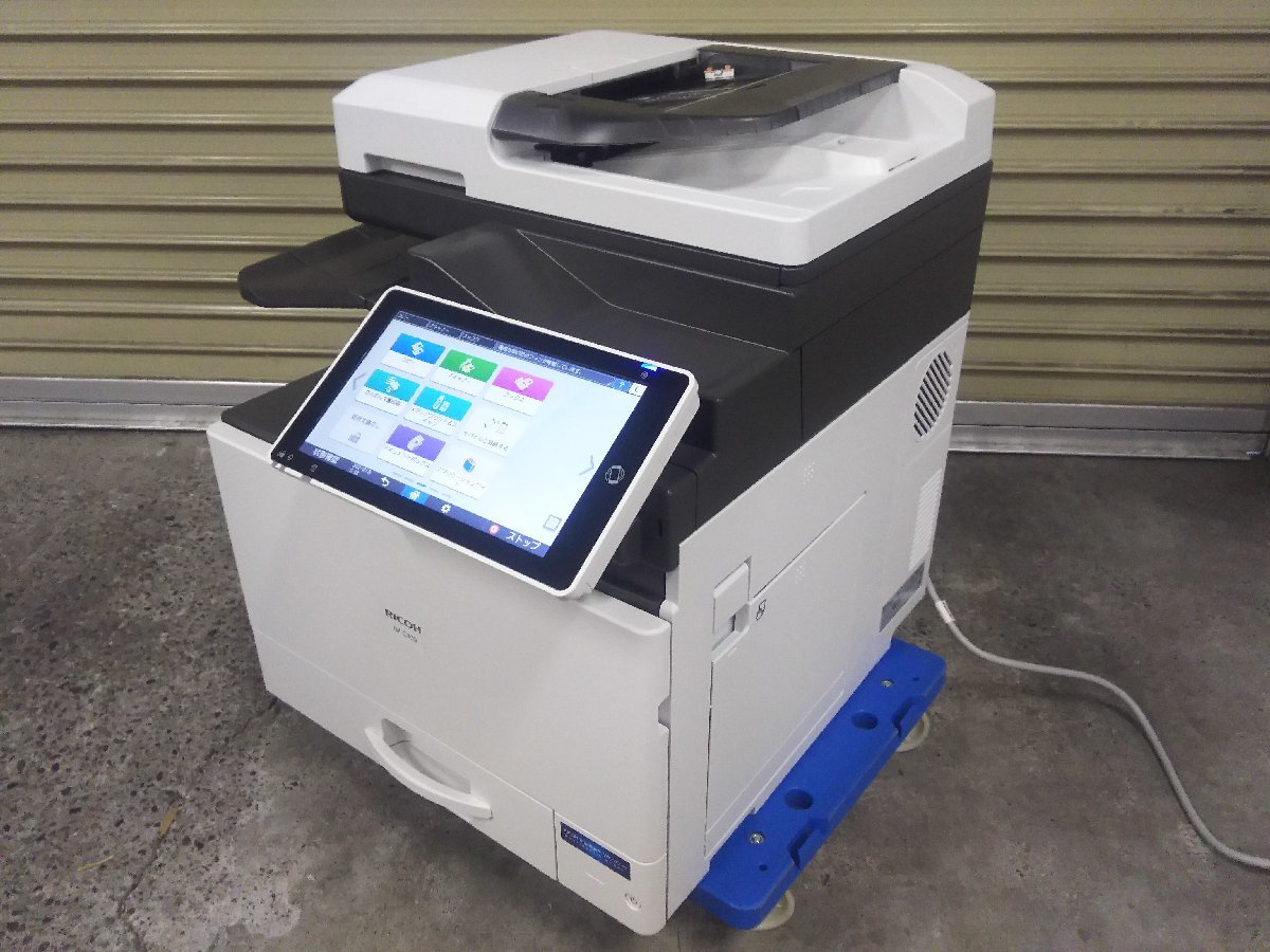 【目立った傷や汚れなし】中古 A4カラー複合機 2019年製☆カウンター極少 1570枚【RICOH IM C300F(IMC300F ...