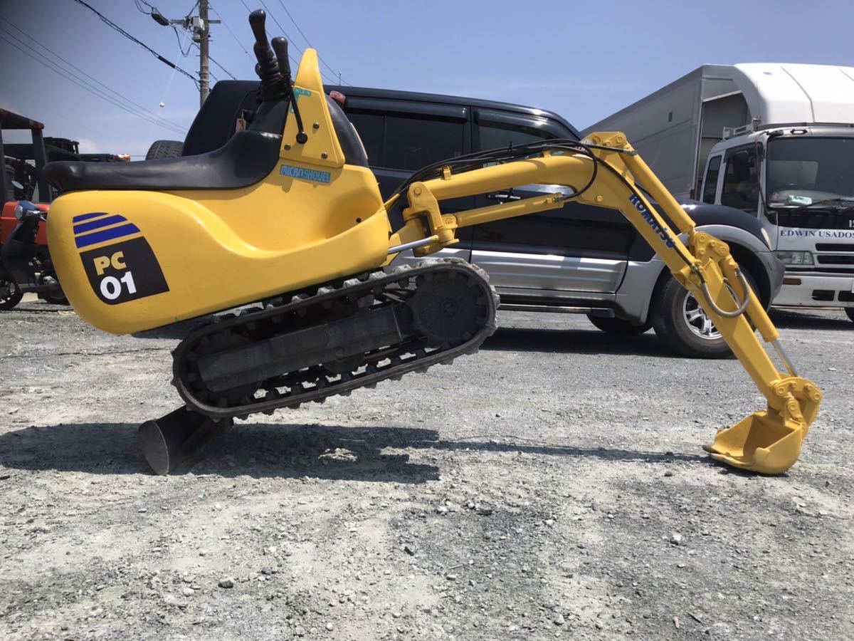 【傷や汚れあり】磐田市発/コマツKOMATSU PC01-1Aミニ油圧ショベル(ミニユンボ) 760H 動作確認済み。買取又下取り可能です。 の落札情報詳細 - Yahoo!オークション落札 ...
