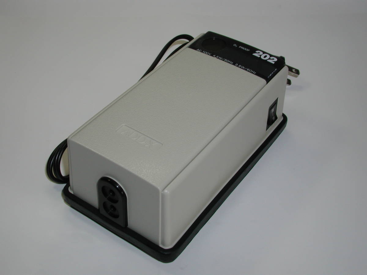 【目立った傷や汚れなし】美品 アデックス エアーポンプ X101 X202 2個セット ADD-X101 シングル 1口吐出 ADD-X202 ダブル 2口吐出 の落札情報詳細| ヤフオク落札 ...