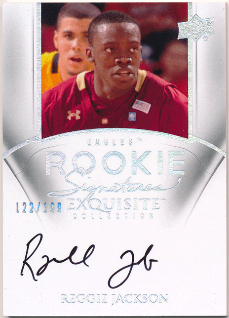 【目立った傷や汚れなし】Reggie Jackson NBA 2011-12 Upper Deck Exquisite Collection ...