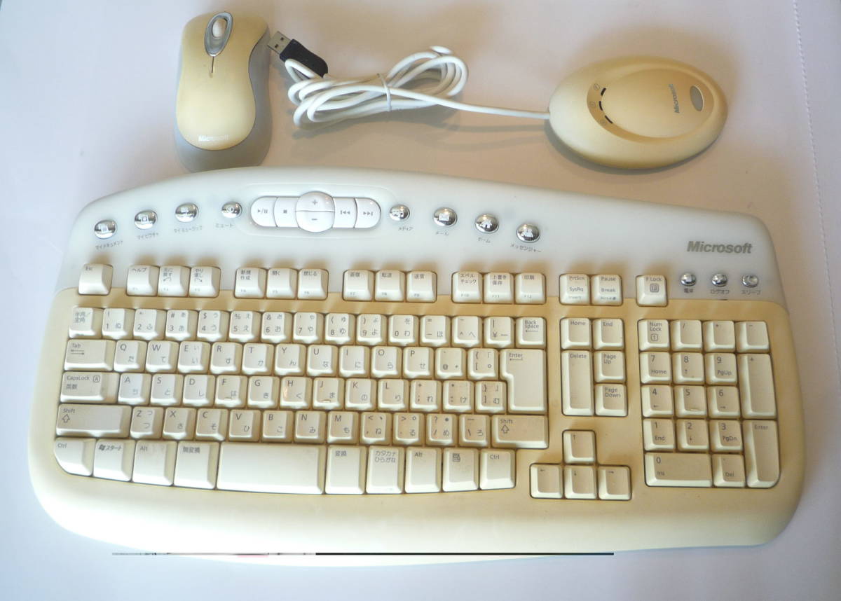 【新品】エルゴノミクス ワイヤレスキーボード Microsoft Wireless Natural Multimedia Keyboard ...