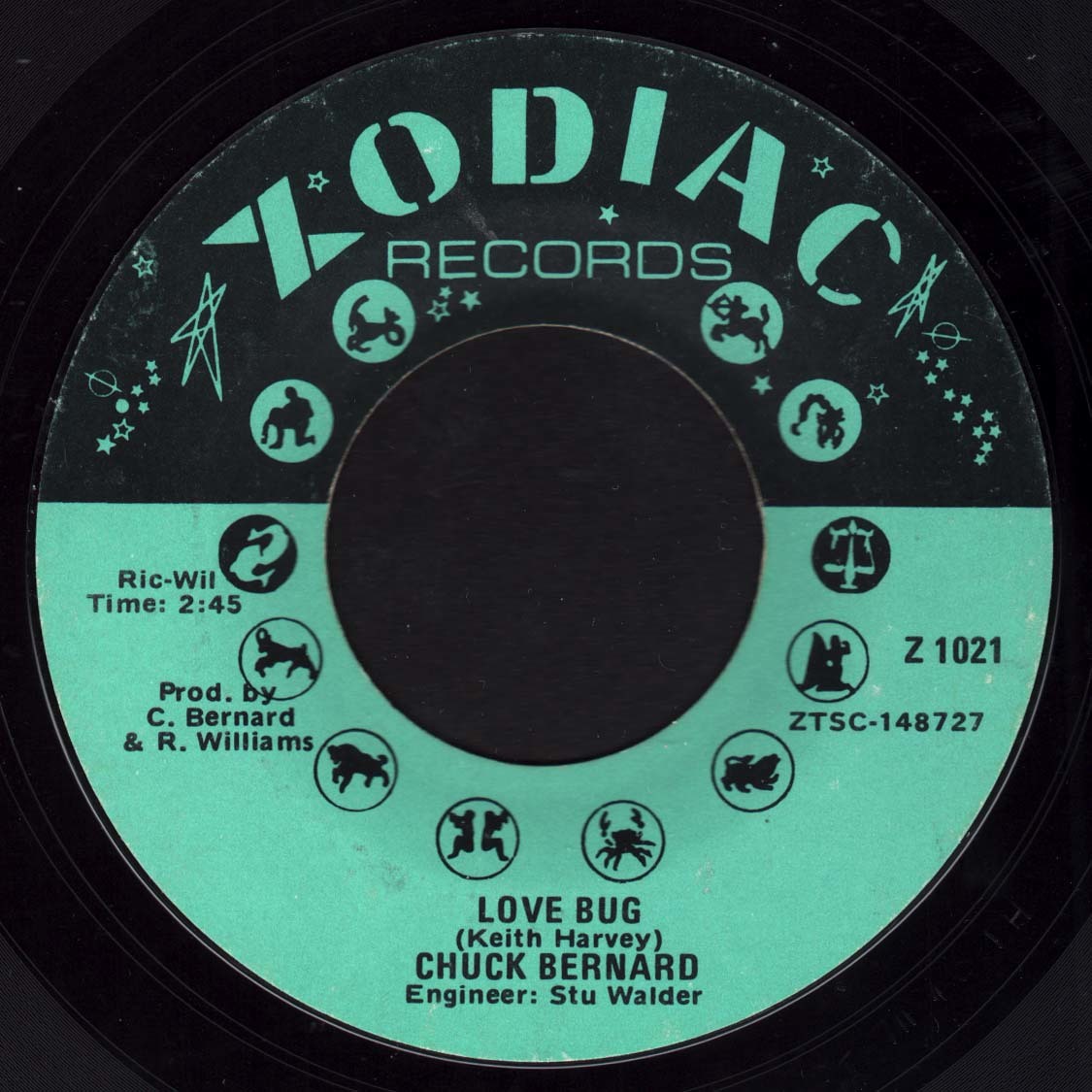 【目立った傷や汚れなし】[SOUL 45] CHUCK BERNARD / Love Bug / ZODIACの落札情報詳細 - ヤフオク落札 ...