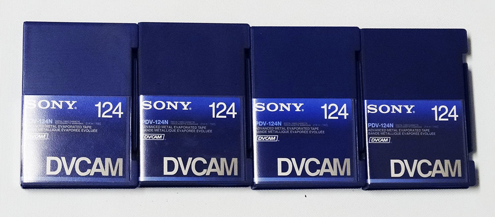 【やや傷や汚れあり】DVCAMテープ SONY PDV-124N（中古・リサイクルテープ）4本の落札情報詳細 - ヤフオク落札価格検索 オークフリー