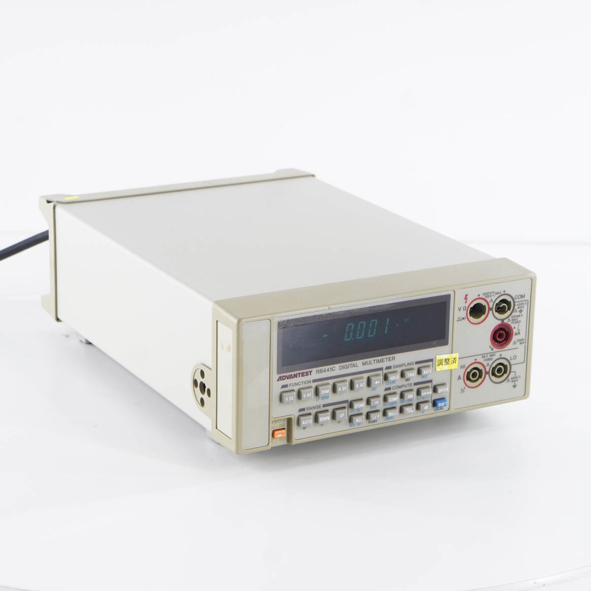 Advantest AD7461A Digital Multimeter 6桁半マルチメーター アドバンテスト の落札情報詳細| ヤフオク落札 ...