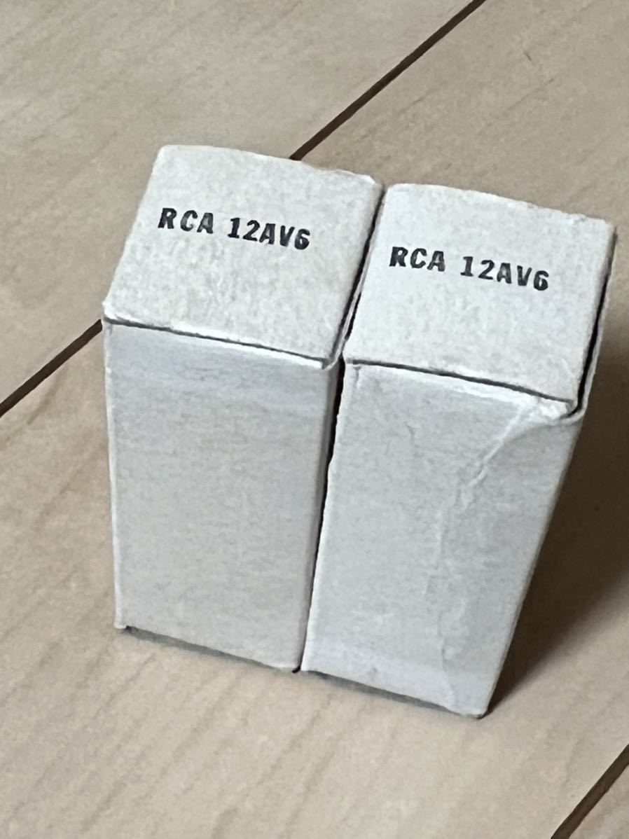 【傷や汚れあり】12AV6 2本 RCA 全数試験済み 良好 真空管 おそらく未使用品の落札情報詳細 - Yahoo!オークション落札価格検索 ...