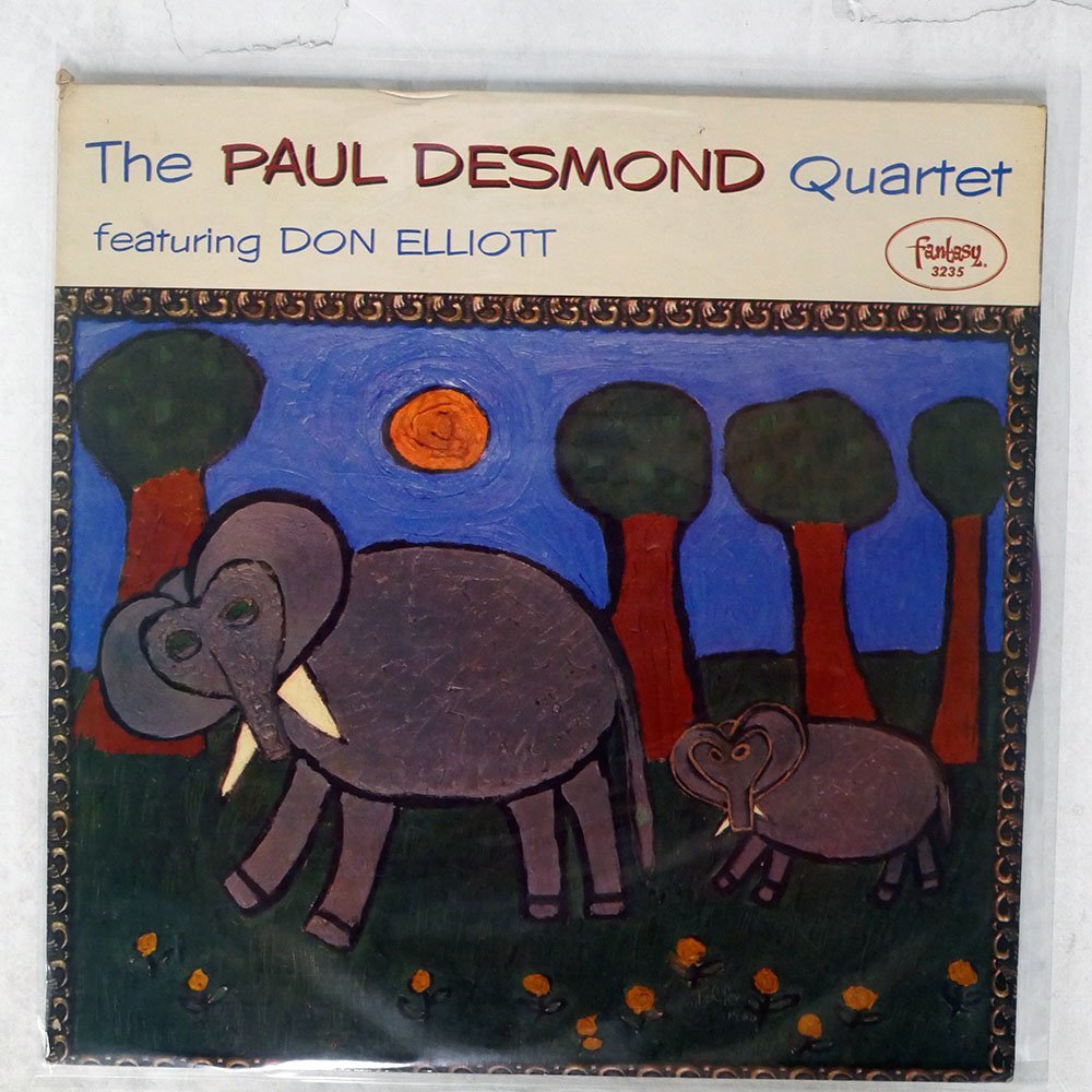 【傷や汚れあり】米 オリジナル / RED-WAX / DG PAUL DESMOND QUARTET/FEATURING DON ...