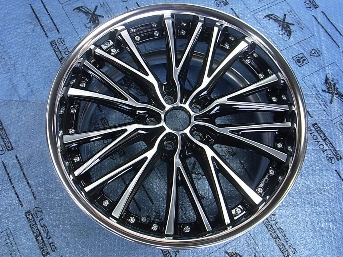 【やや傷や汚れあり】美品 WORK ワーク BALMUNG バルムンク BG1 20インチ 9.5J +40 5H PCD 114.3 アルミホイール 【 1本 】の落札情報詳細 - ヤフオク ...