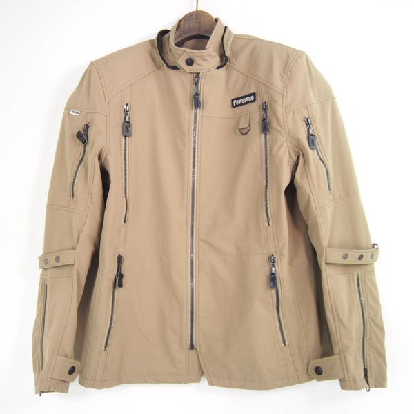 【傷や汚れあり】パワーエイジ POWERAGE プロテクター入りライディングジャケット(L)カーキベージュの落札情報詳細 - ヤフオク落札価格 ...