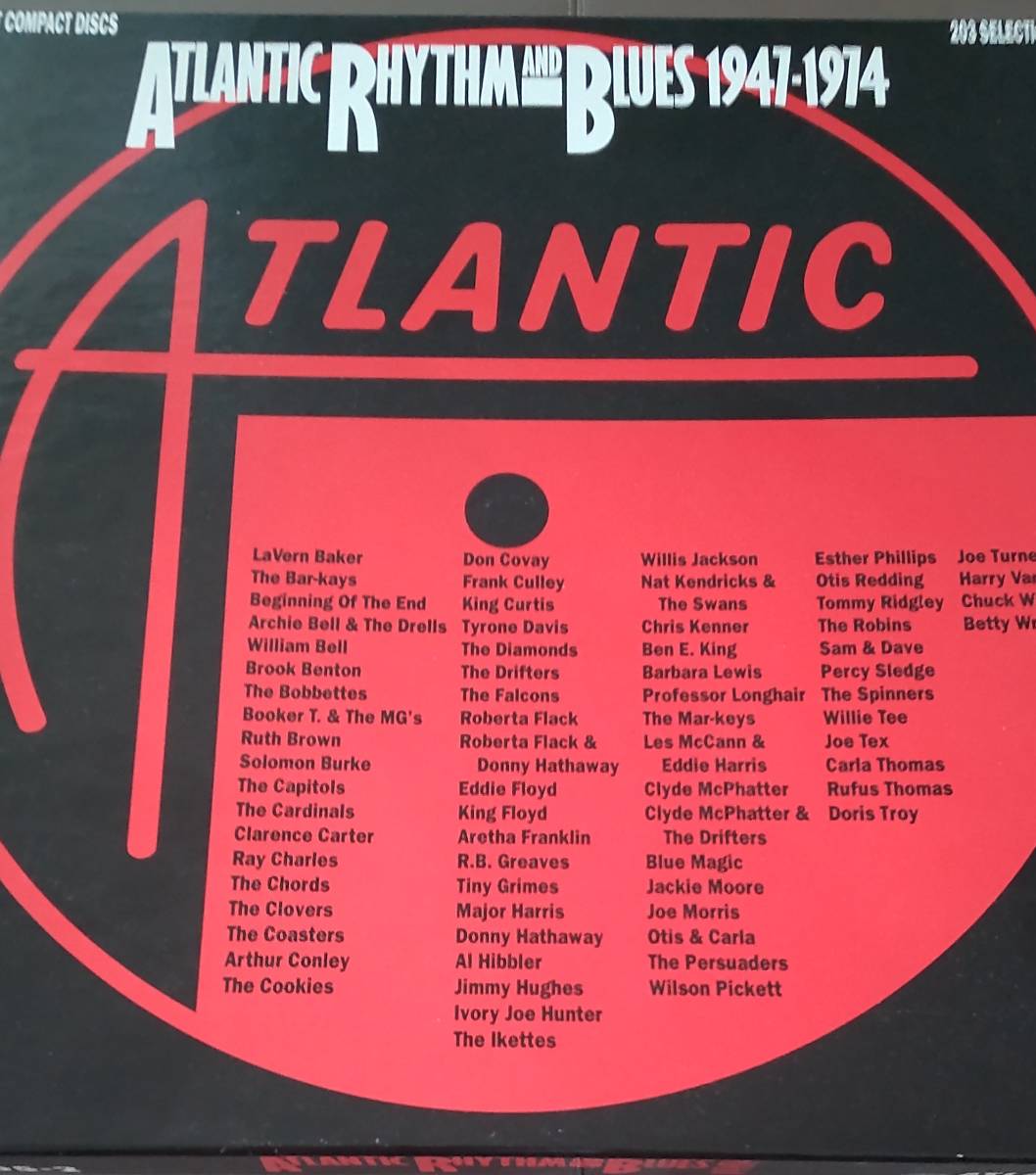 【やや傷や汚れあり】Atlantic R&B 1947-1974 8枚組 ボックスセット 決定版 アトランティック・ソウル、R&B、ファンク Otis Redding Sam & Dave ...