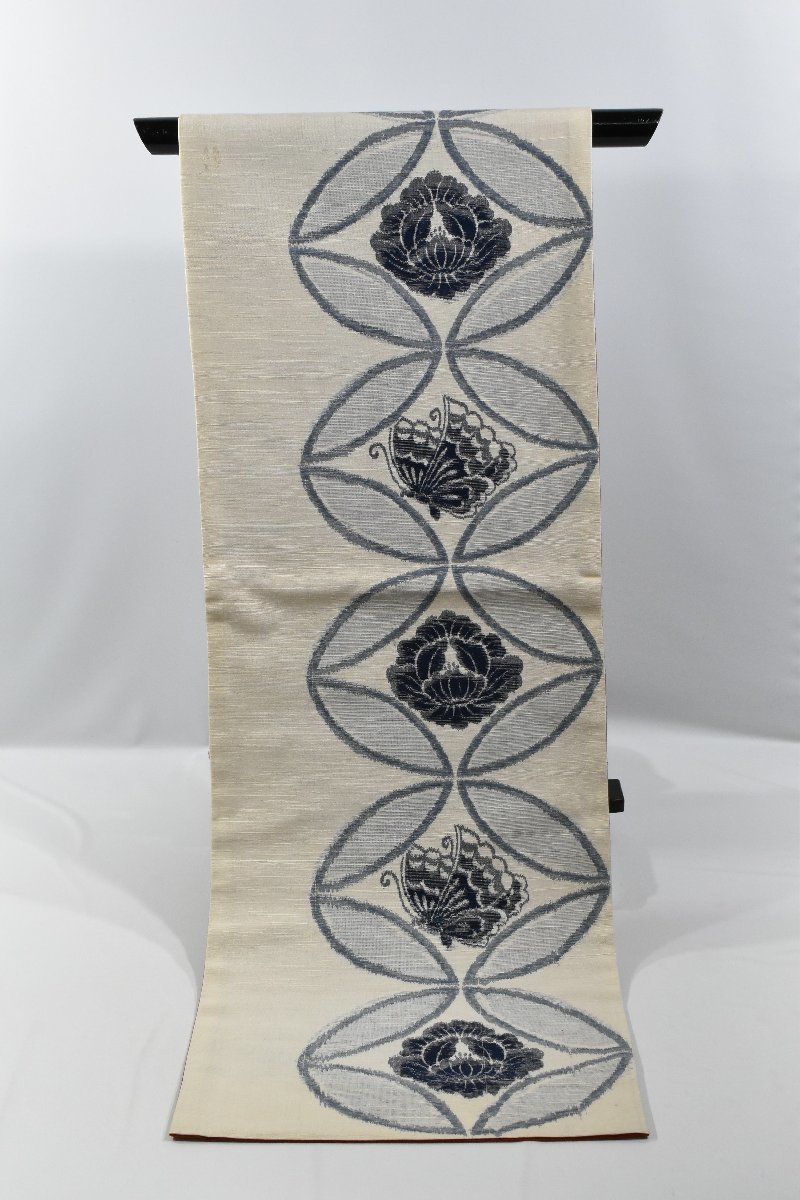 【傷や汚れあり】【桜庭呉服店】袋名古屋帯 未仕立て 花 おしゃれ 帯丈384cm ★着物屋 nc-8115の落札情報詳細 - ヤフオク落札価格検索 オークフリー