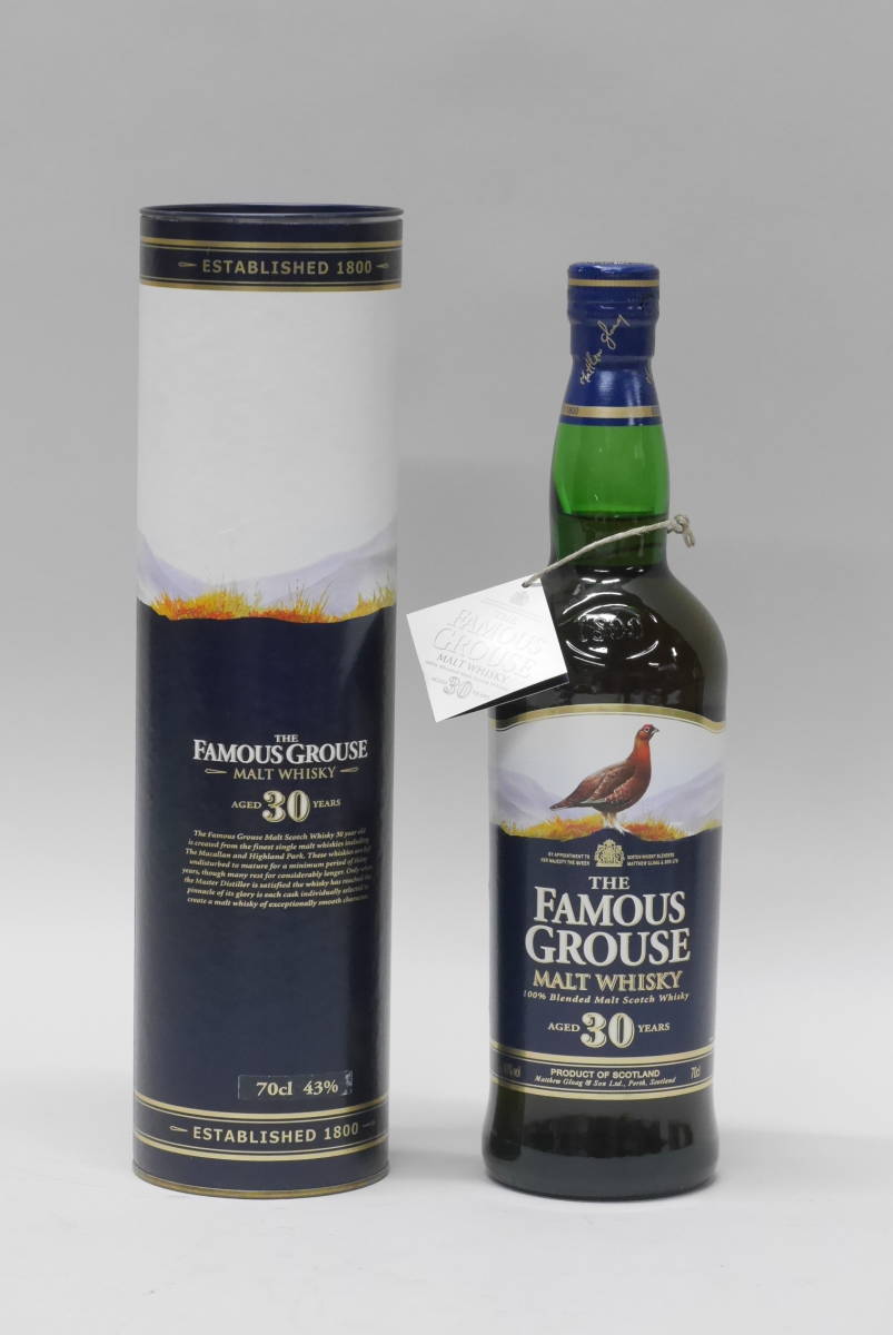 【未使用】21 FAMOUS GROUSE 30年 700ml 43% 未開封の落札情報詳細 - ヤフオク落札価格検索 オークフリー