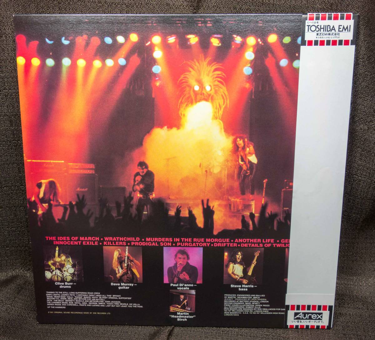 【やや傷や汚れあり】IRON MAIDEN アイアン・メイデン LP KILLERS [EMS-91016] （no poster）の落札情報 ...