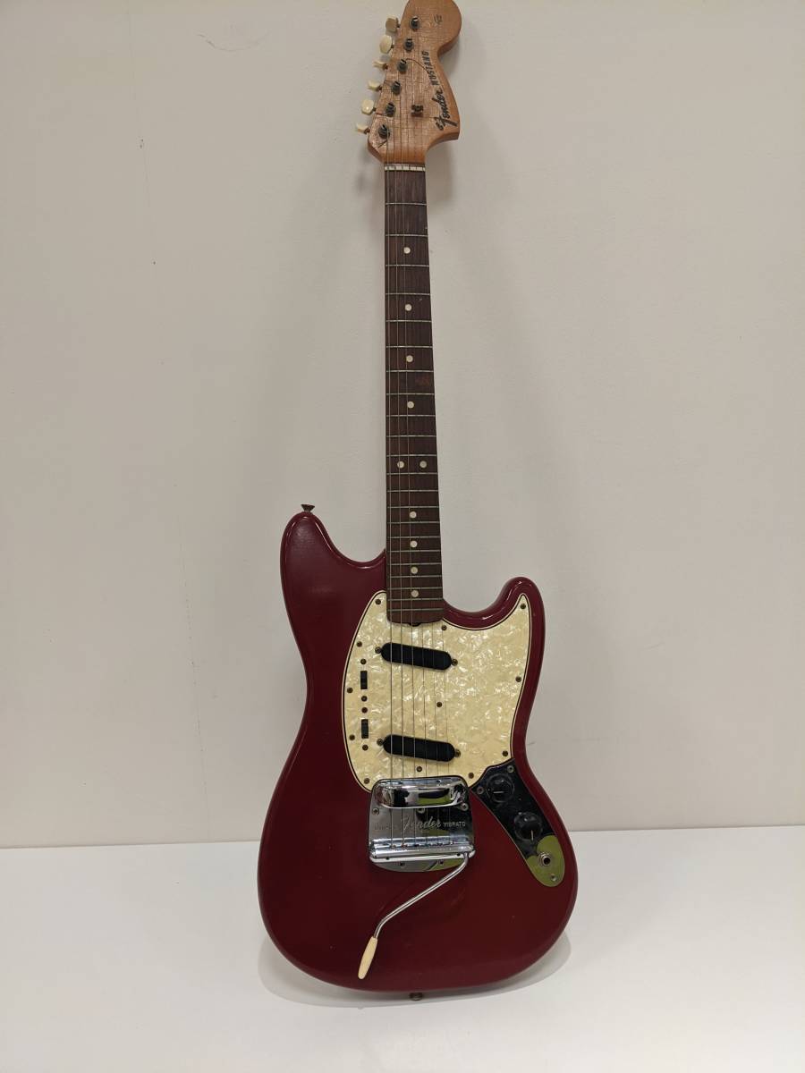 【やや傷や汚れあり】【B-7326】Fender フェンダー MUSTANG ムスタング Fender dynamic Vibrato ...