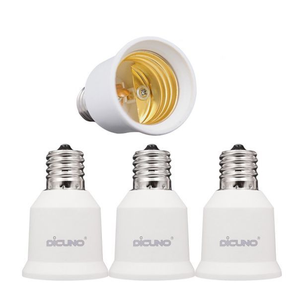 【未使用】DiCUNO E17→E26口金変換アダプター 変換ソケット 熱に強い 4個セットの落札情報詳細 - ヤフオク落札価格検索 オークフリー