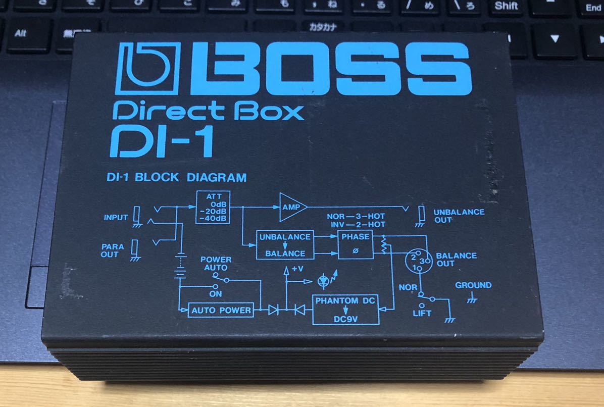 【目立った傷や汚れなし】【美品】BOSS ダイレクトボックス DI-1 ボス の落札情報詳細| ヤフオク落札価格情報 オークフリー