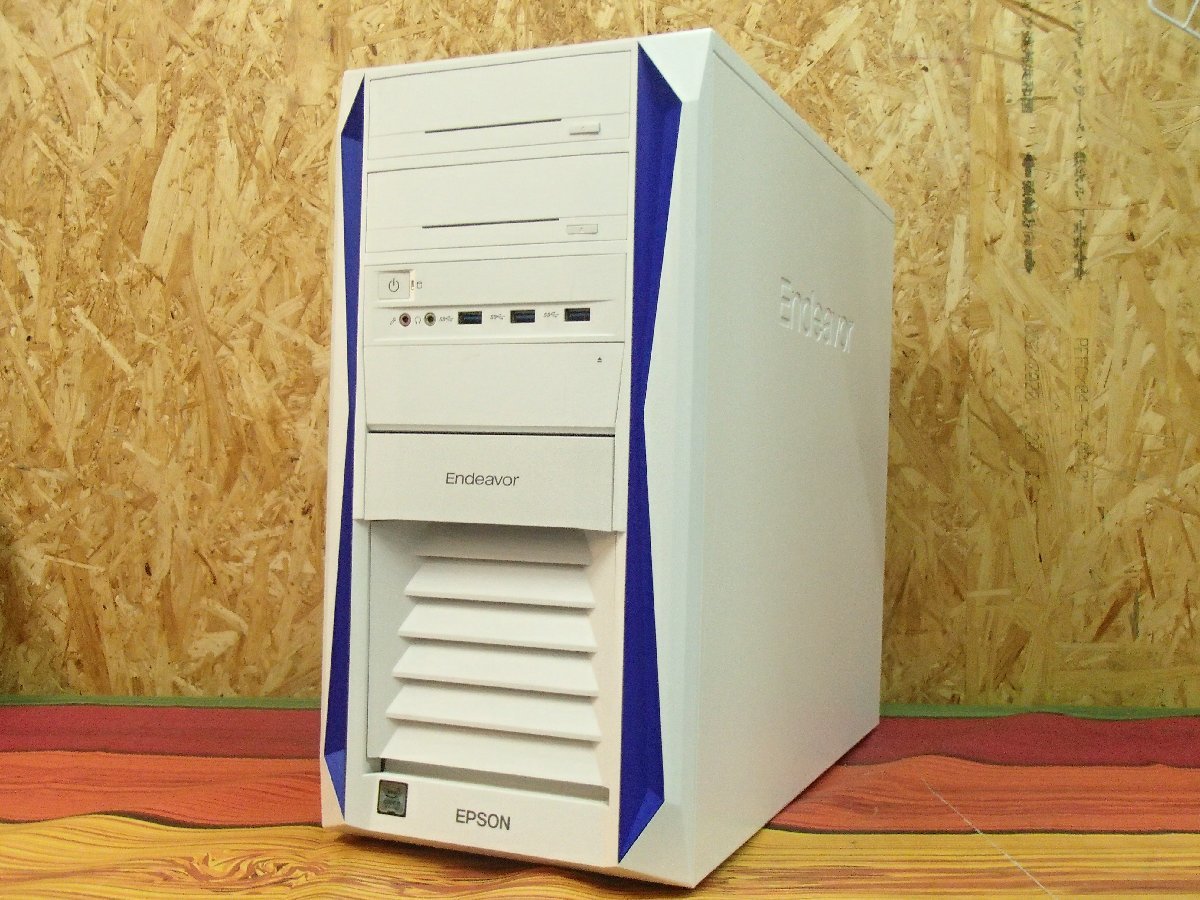 【やや傷や汚れあり】 動作確認済 EPSON Endeavor Pro9000 Core i9-10900X/メモリ 16GB/SSD ...